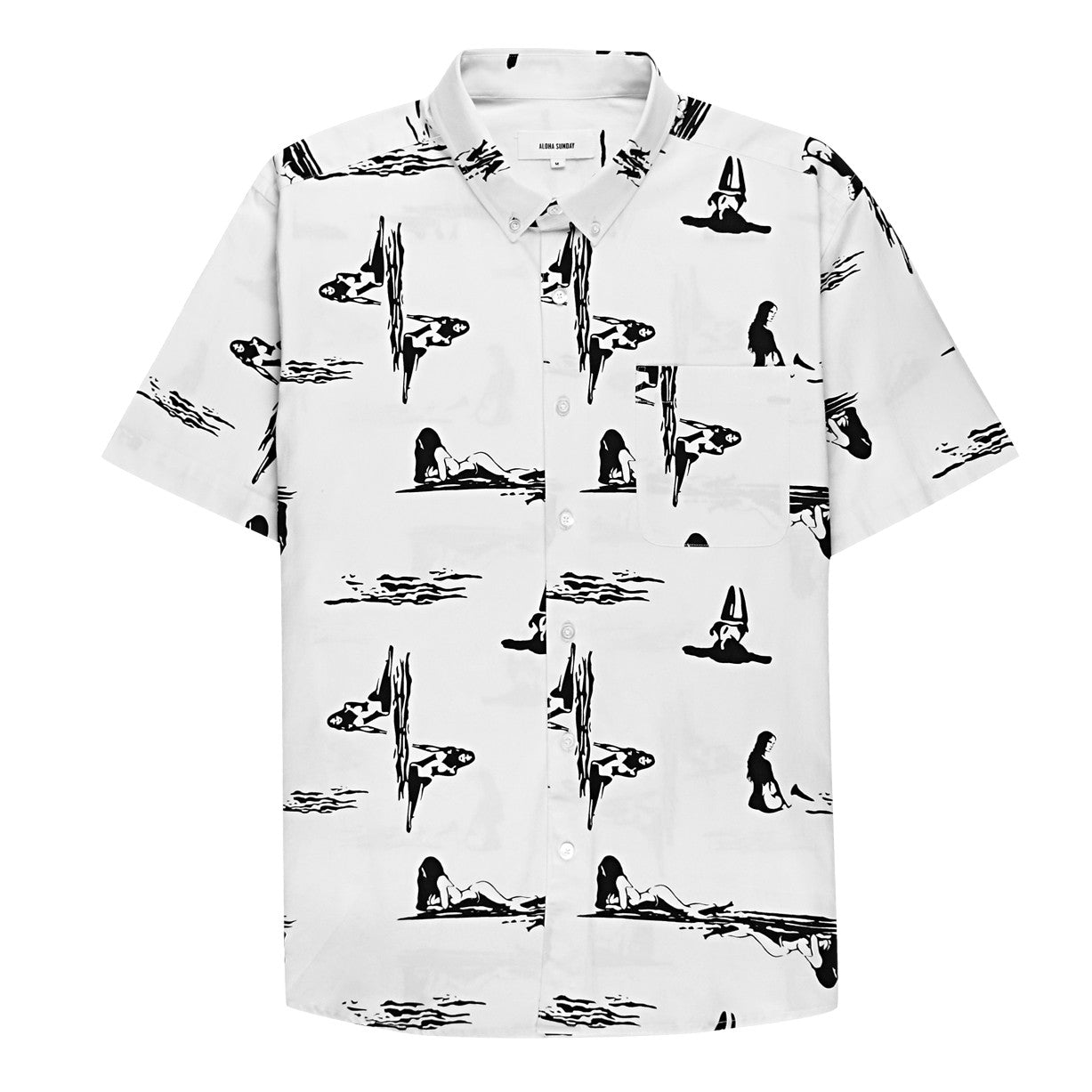 ALOHA SUNDAY ALOHA SHIRT SHORT SLEEVE BUTTON DOWN